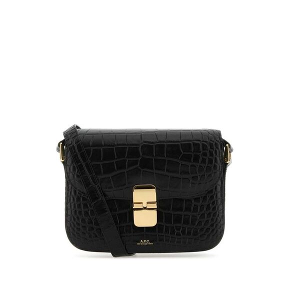 A.P.C. | Bags | Apc Black Leather Small Grace Crossbody Bag | Poshmark
